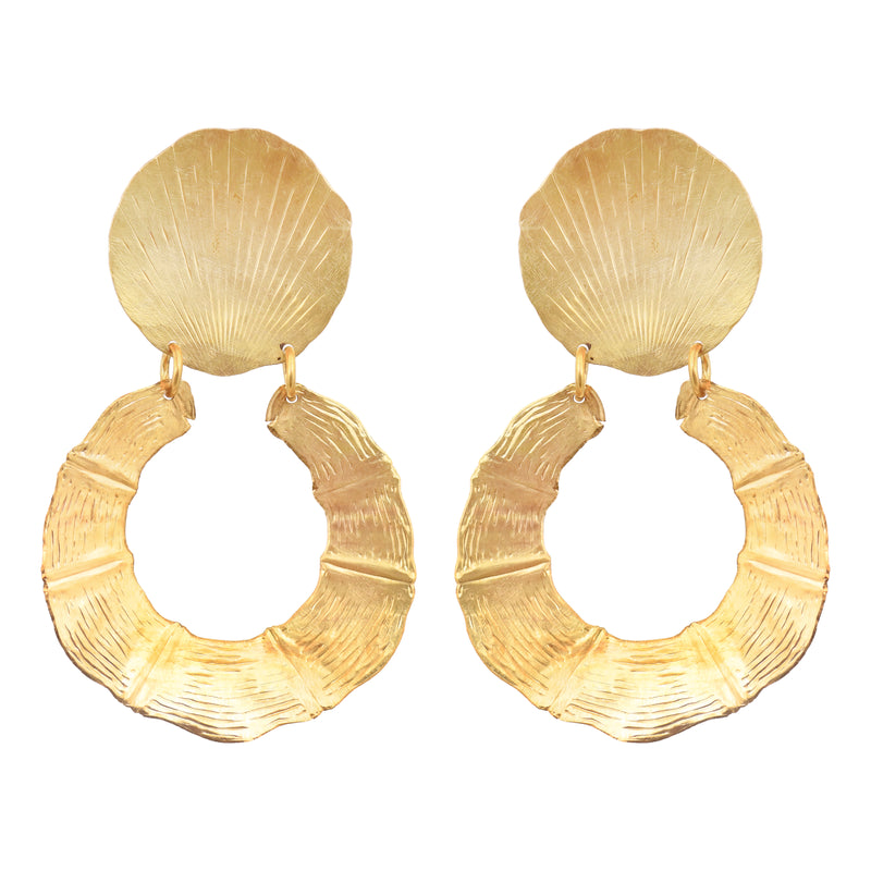 Gold Bambou Earrings– We Dream in Colour